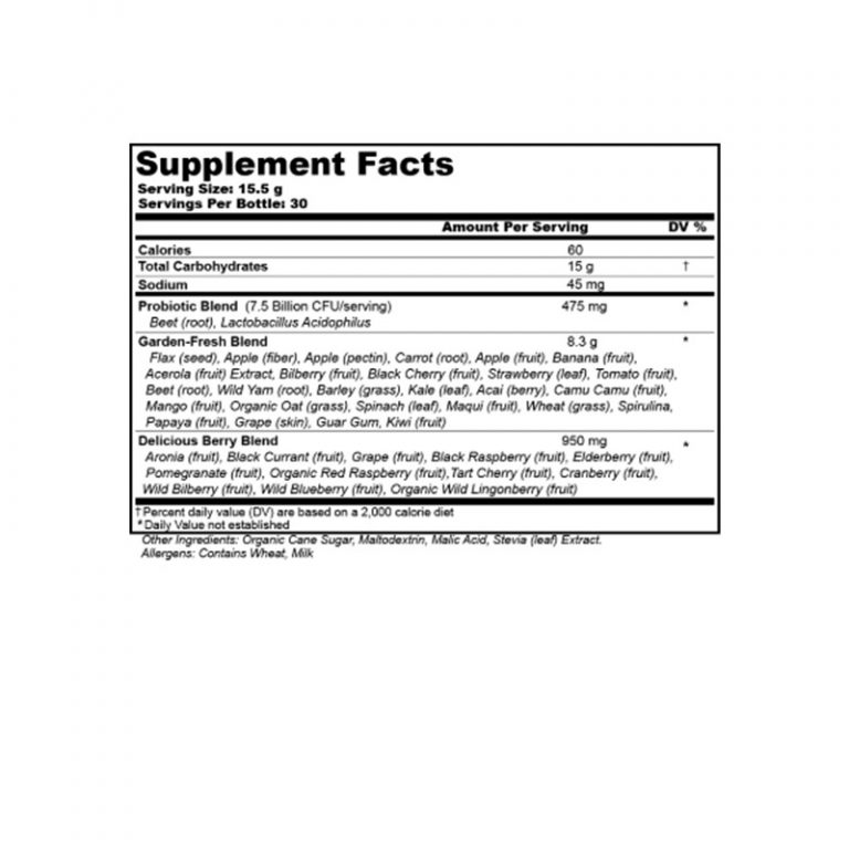 Fruit & Veggie Essentials | XR Nutrition